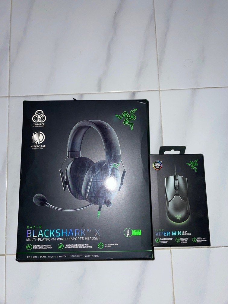 Razer Blackshark V2 X and Viper Mini, Audio, Headphones & Headsets on ...