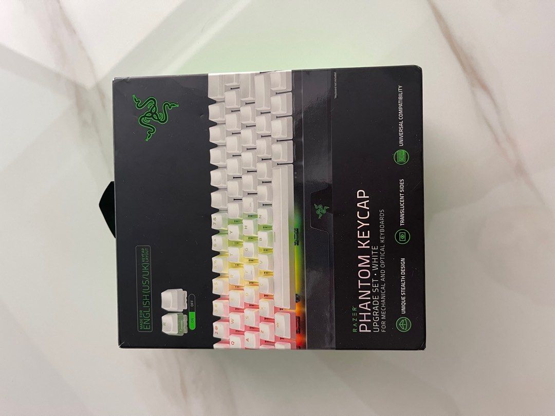 Razer Phantom Keycaps in White (Brand new), Computers & Tech, Parts ...
