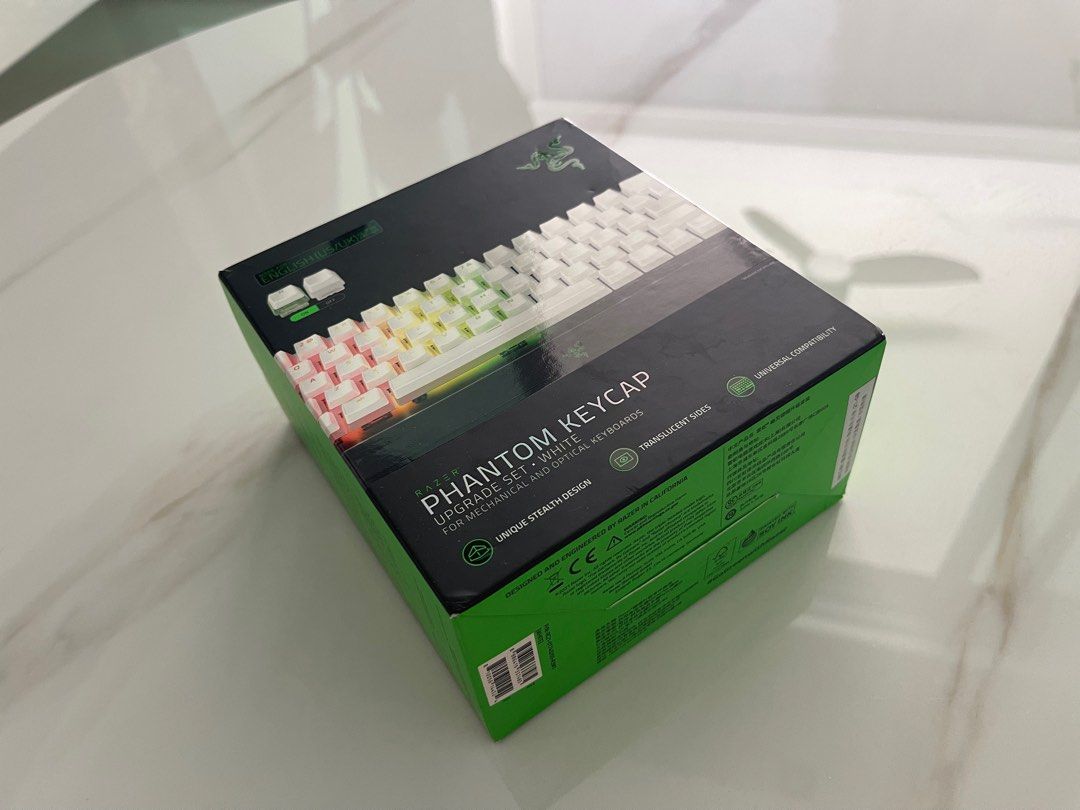 Razer Phantom Keycaps in White (Brand new), Computers & Tech, Parts ...