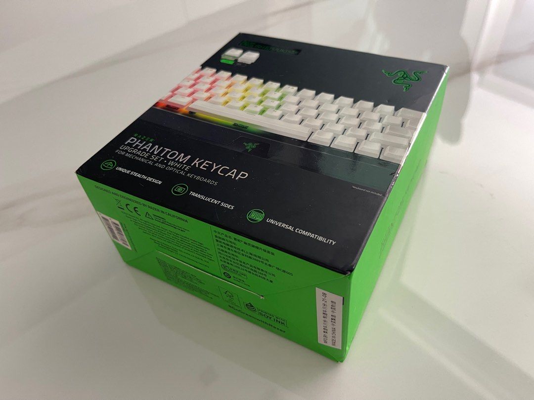 Razer Phantom Keycaps in White (Brand new), Computers & Tech, Parts ...