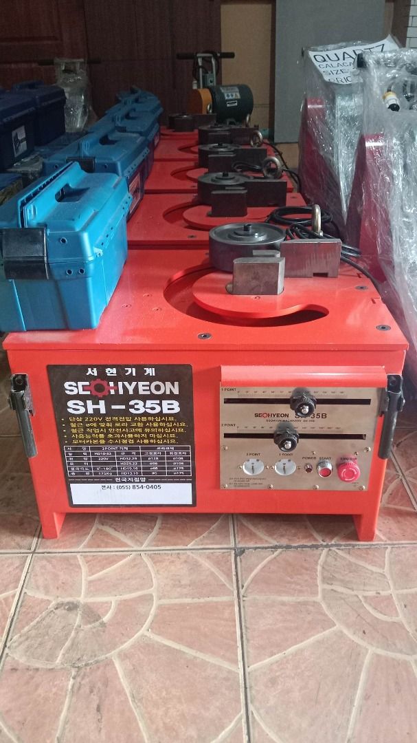 Rebar Bender or Bar bender and Cutter Made in Korea Direct Importer ...