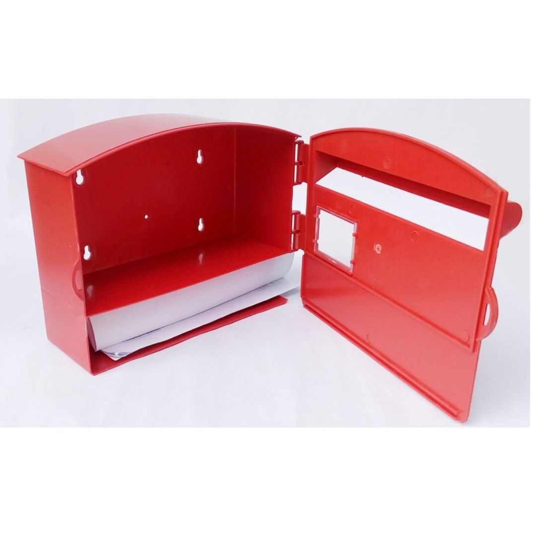 Red Plastic Letter Box - Good for Ang Bao Box, Furniture & Home Living ...