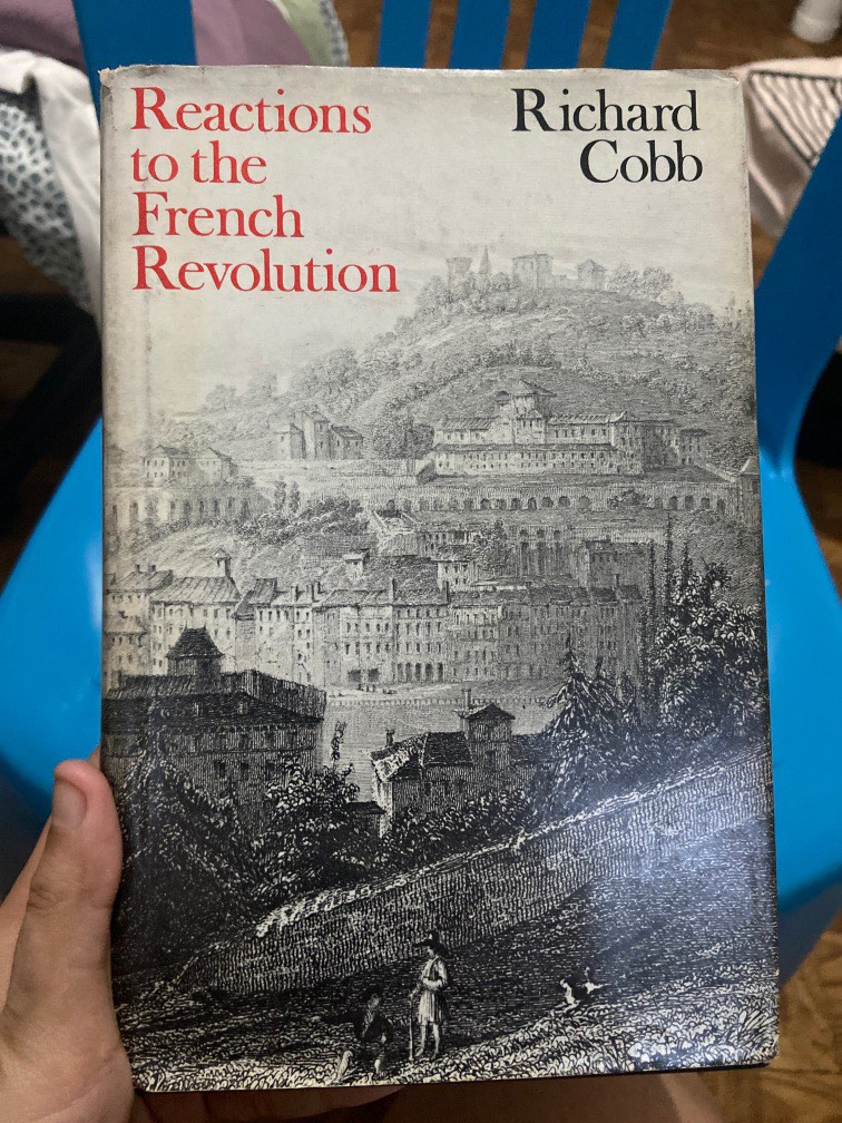 RICHARD COBB - Reactions to the French Revolution, Hobbies & Toys ...