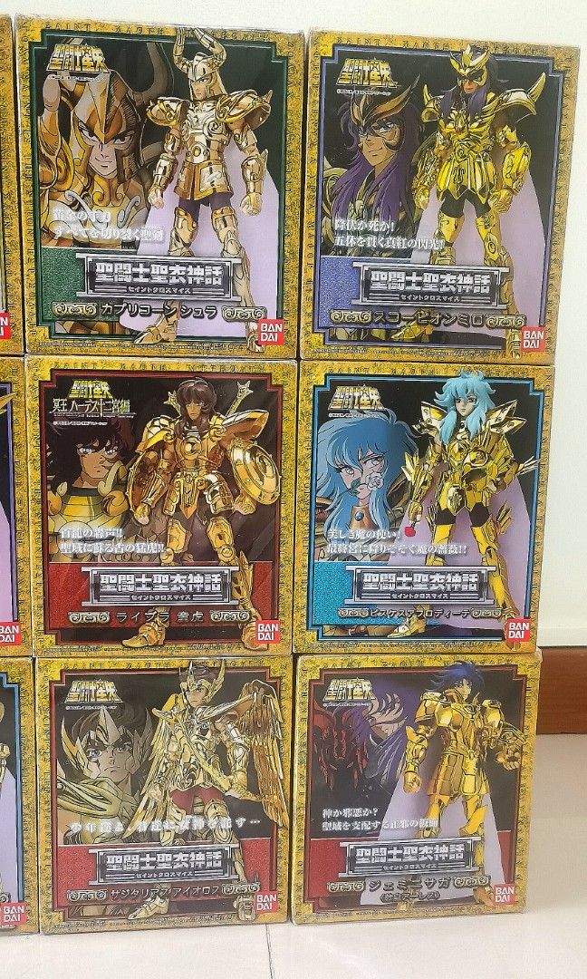 Saint Seiya 12 MYTH CLOTH + 8 Gold Saint Box, Hobbies & Toys, Toys ...
