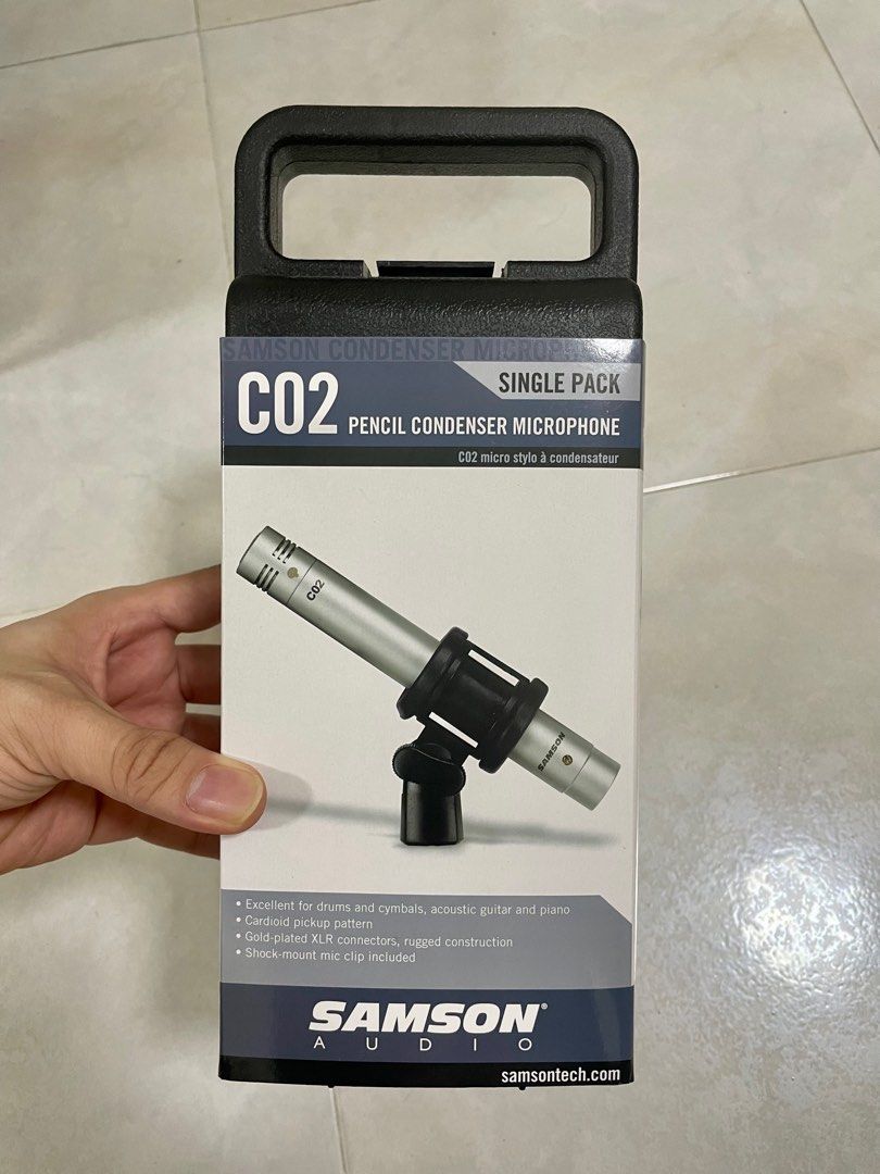 Samson C02 Condenser Microphone, Audio, Microphones on Carousell