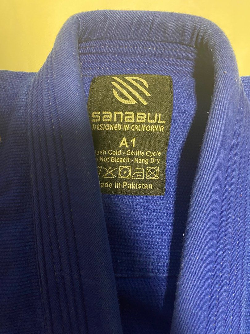 SANABUL BJJ gi Blue A1, Sports Equipment, Other Sports Equipment and ...