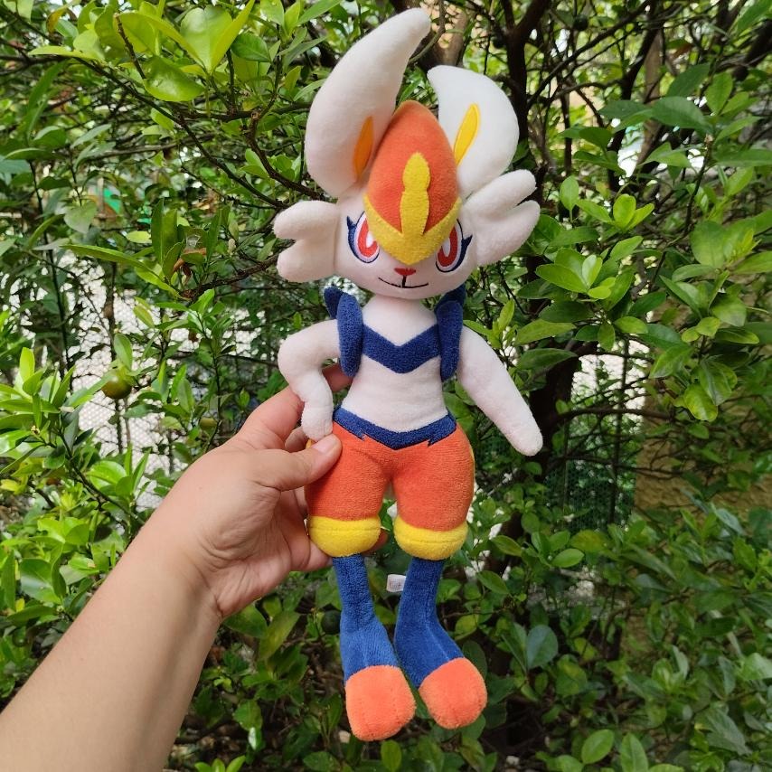 SAN-EI Pokémon Cinderace Plush doll, Hobbies & Toys, Toys & Games on ...