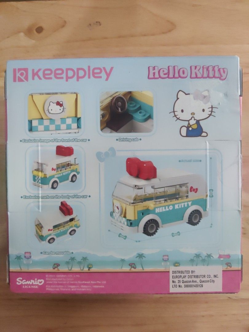 Sanrio Hello Kitty mini bus brickset, Hobbies & Toys, Toys & Games on ...