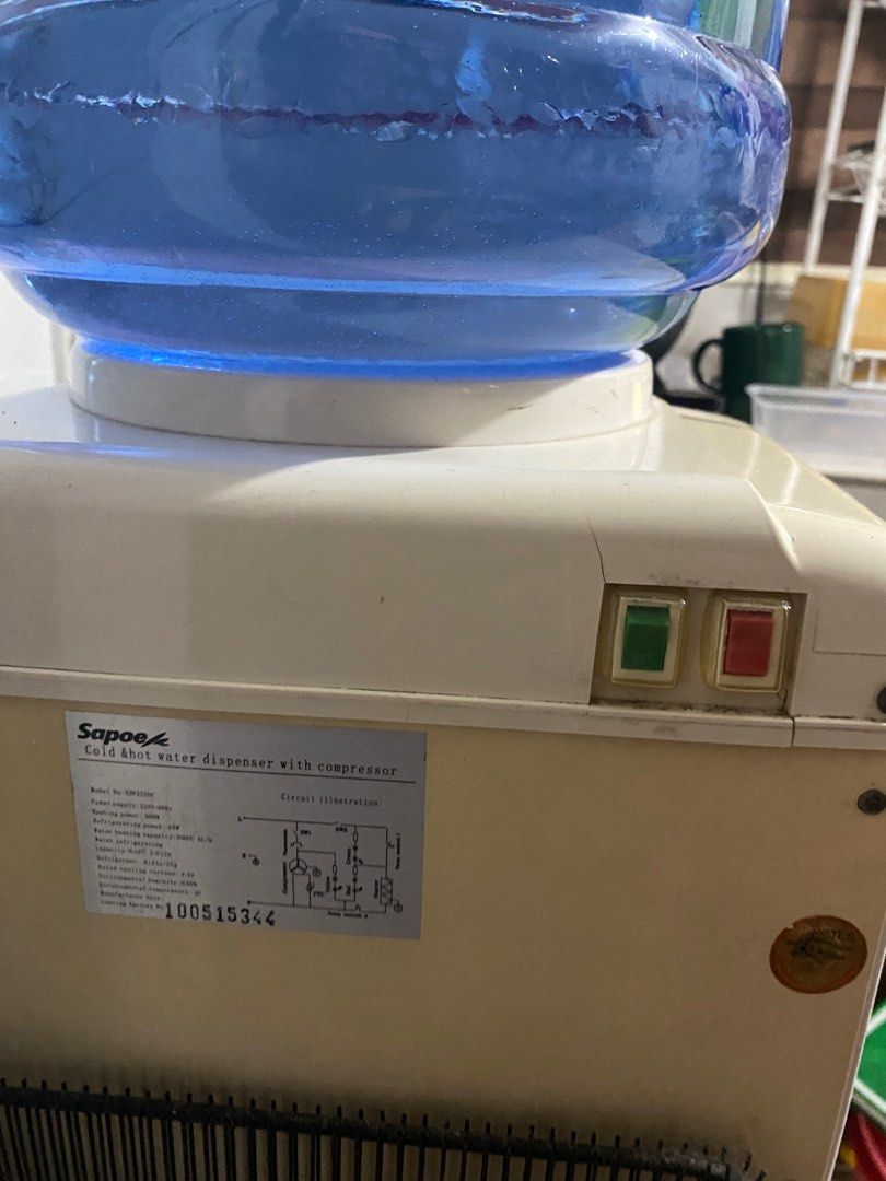 Sapoe Hot and Cold Water Dispenser topload, TV & Home Appliances ...