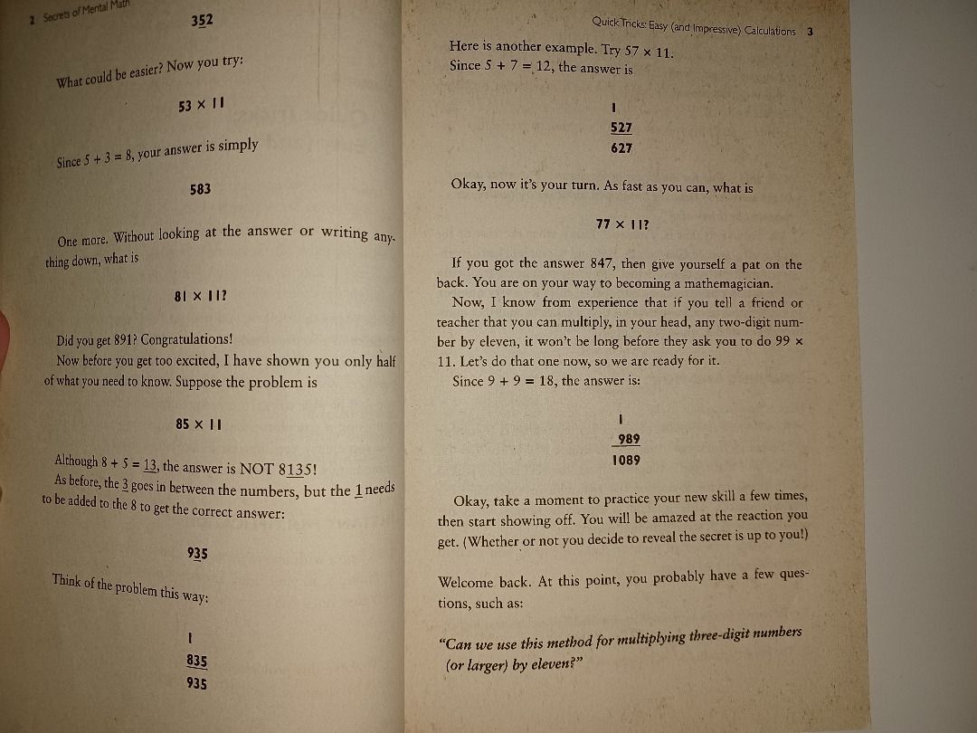 Secrets of Mental Math by Arthur Benjamin and Michael Shermer ...