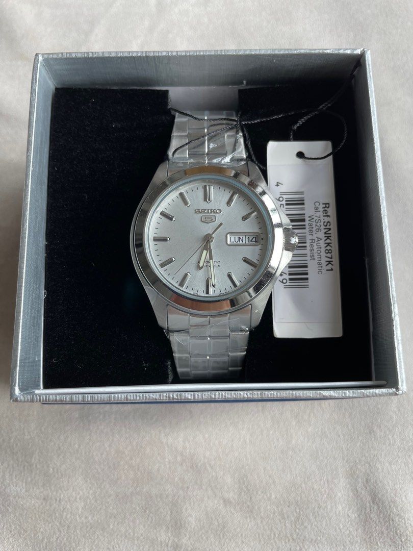 Seiko 5 SNKK87 SNKK87K1, Men's Fashion, Watches & Accessories, Watches ...