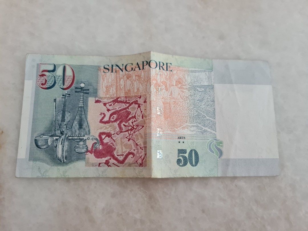 Singapore $50 Note Currency, Hobbies & Toys, Memorabilia & Collectibles ...