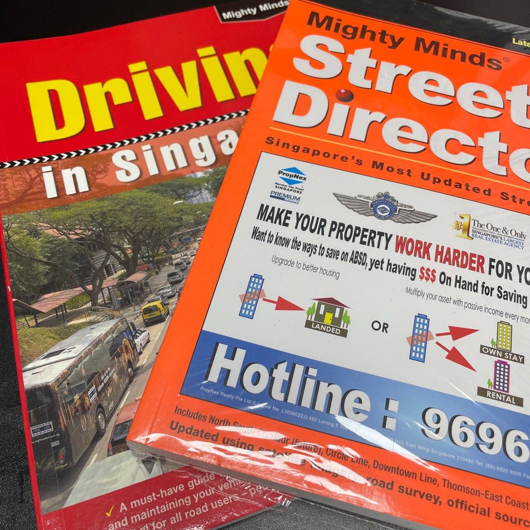 SINGAPORE Street Directory & Driving, Hobbies & Toys, Books & Magazines ...