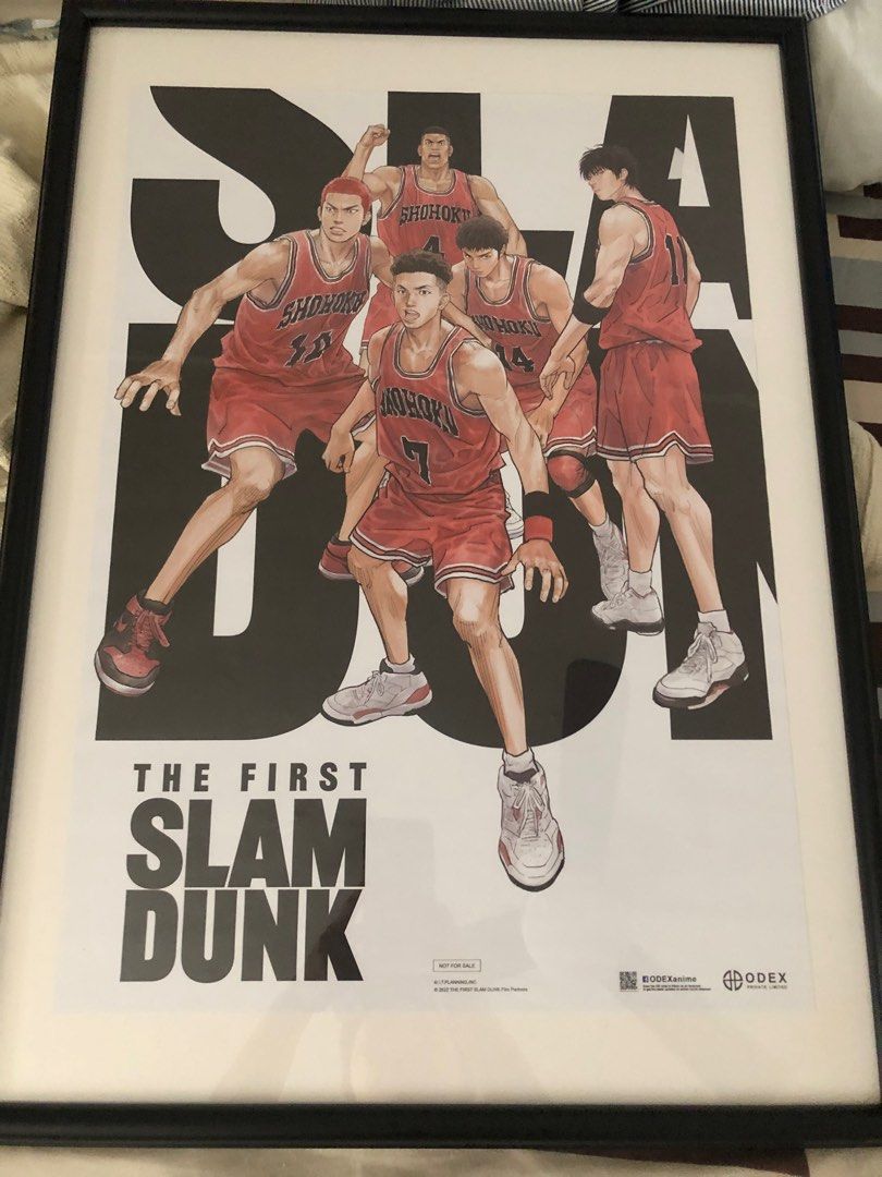 Slam dunk poster plus frame, Hobbies & Toys, Memorabilia & Collectibles ...