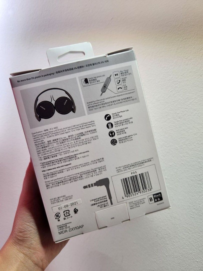 Sony MDR ZX110-AP Headphones, Audio, Headphones & Headsets on Carousell