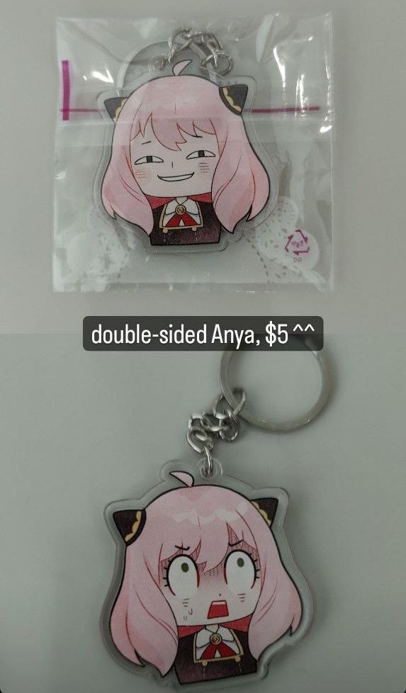 Spy x Family Anya keychain, Hobbies & Toys, Memorabilia & Collectibles ...