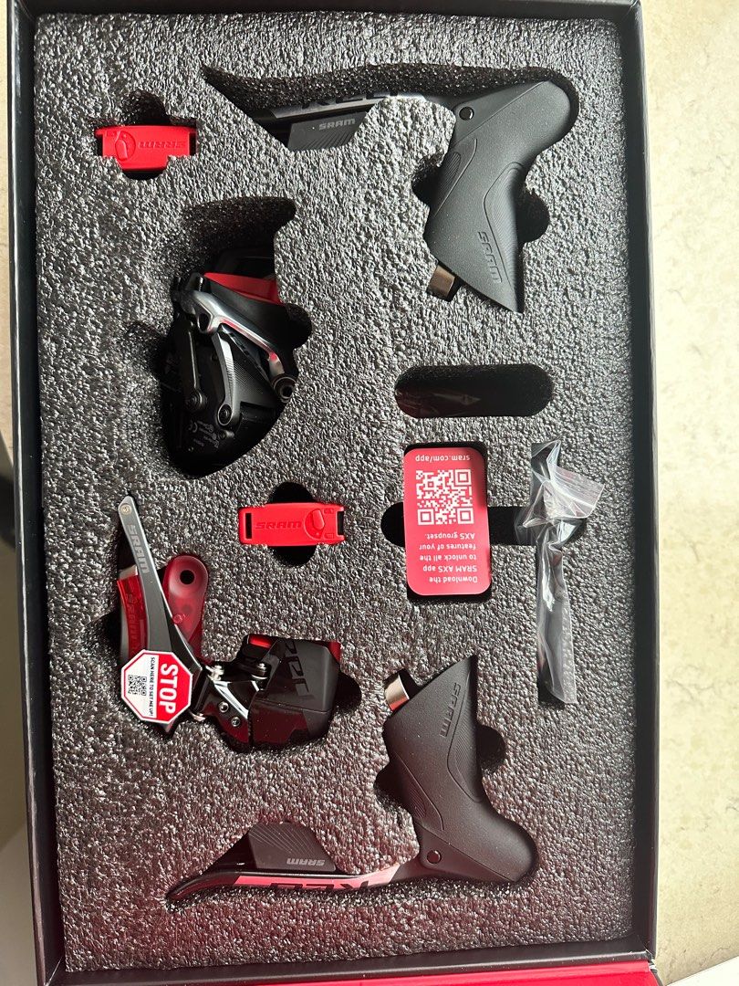 SRAM Red eTap AXS 2 x 12 Speed Rim Brake Upgrade Groupset, Sports Equipment, Bicycles & Parts ...