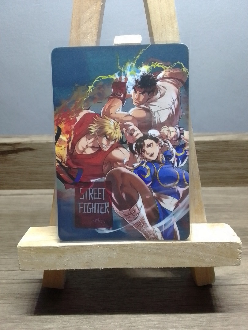 STREET FIGHTER RYU KEN CHUN-LI ART CARD - CUSTOM, Hobbies & Toys, Toys ...