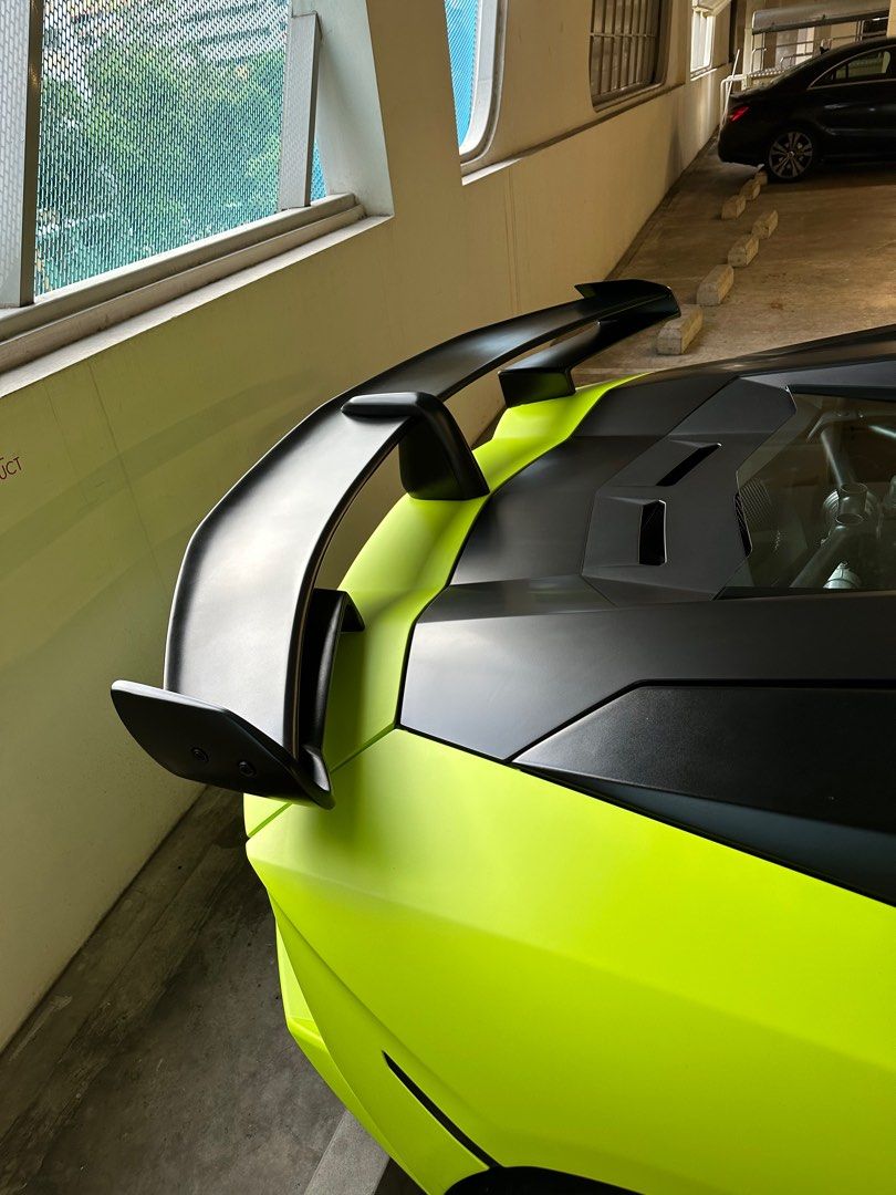 SVJ Wing/Spoiler for LAMBORGHINI AVENTADOR for LP700-4, Car Accessories ...