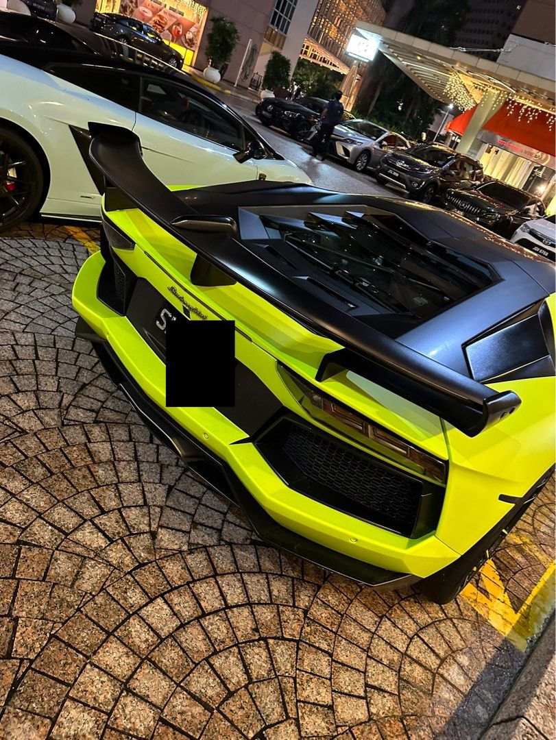 SVJ Wing/Spoiler for LAMBORGHINI AVENTADOR for LP700-4, Car Accessories ...