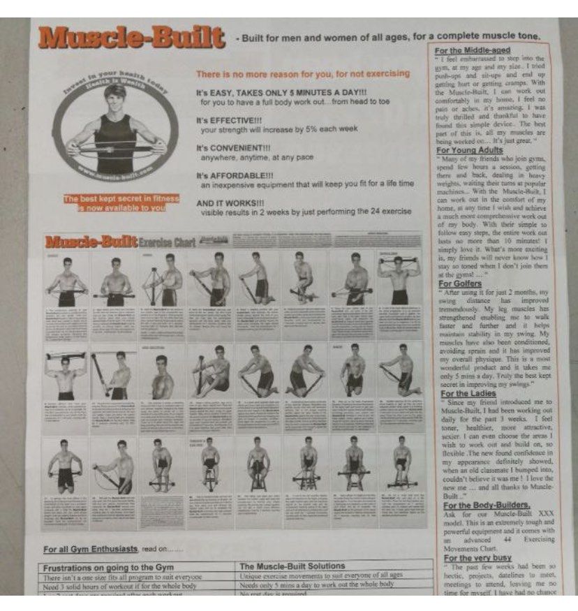 The Bullworker- isometric trainer, Sports Equipment, Exercise & Fitness ...