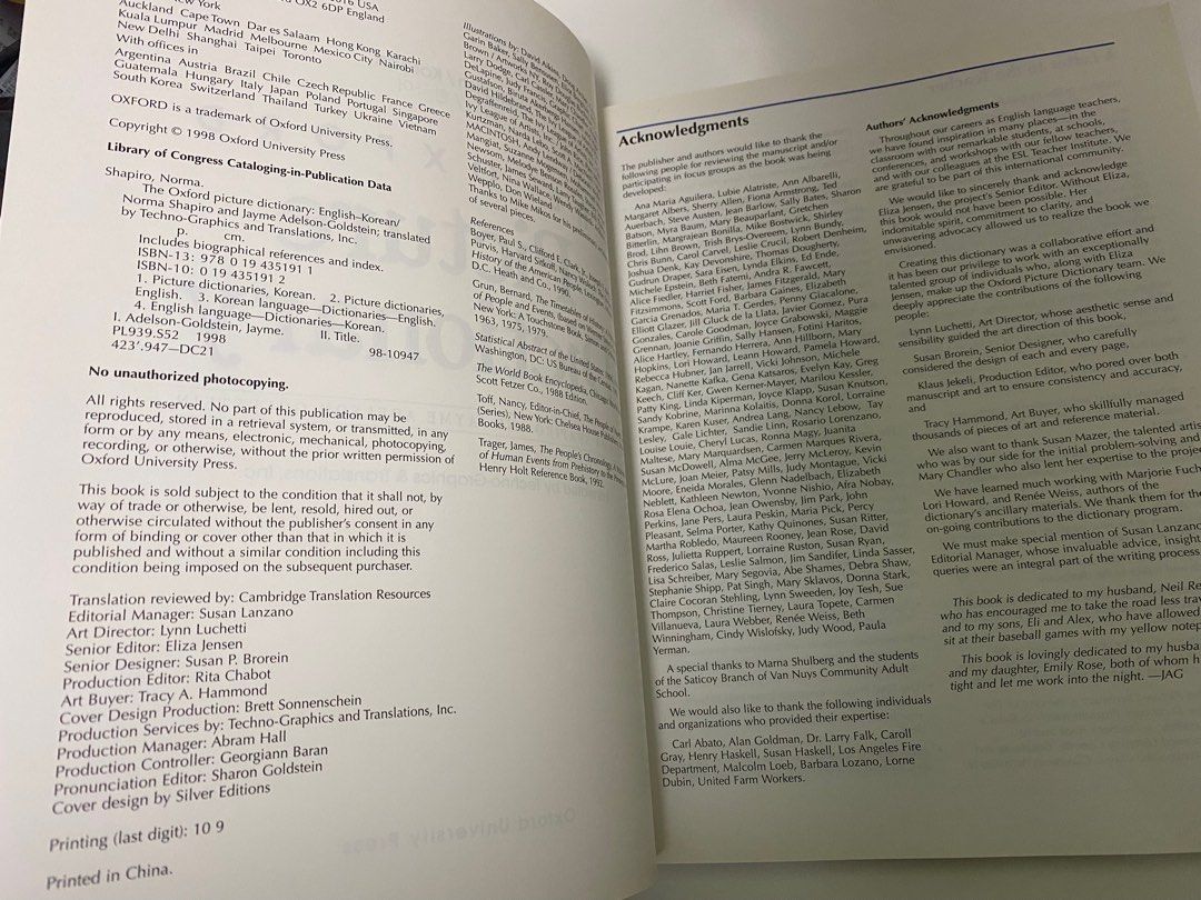 Oxford Picture Dictionary : English-Korean Bilingual Dictionary 英文vs韓文 ...