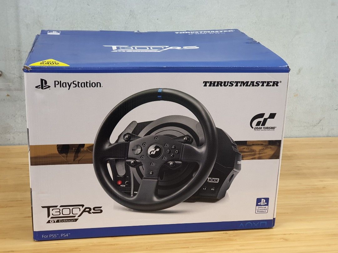 Thrustmaster Wheel T300 RS GT + Pedal, Video Gaming, Gaming Accessories ...