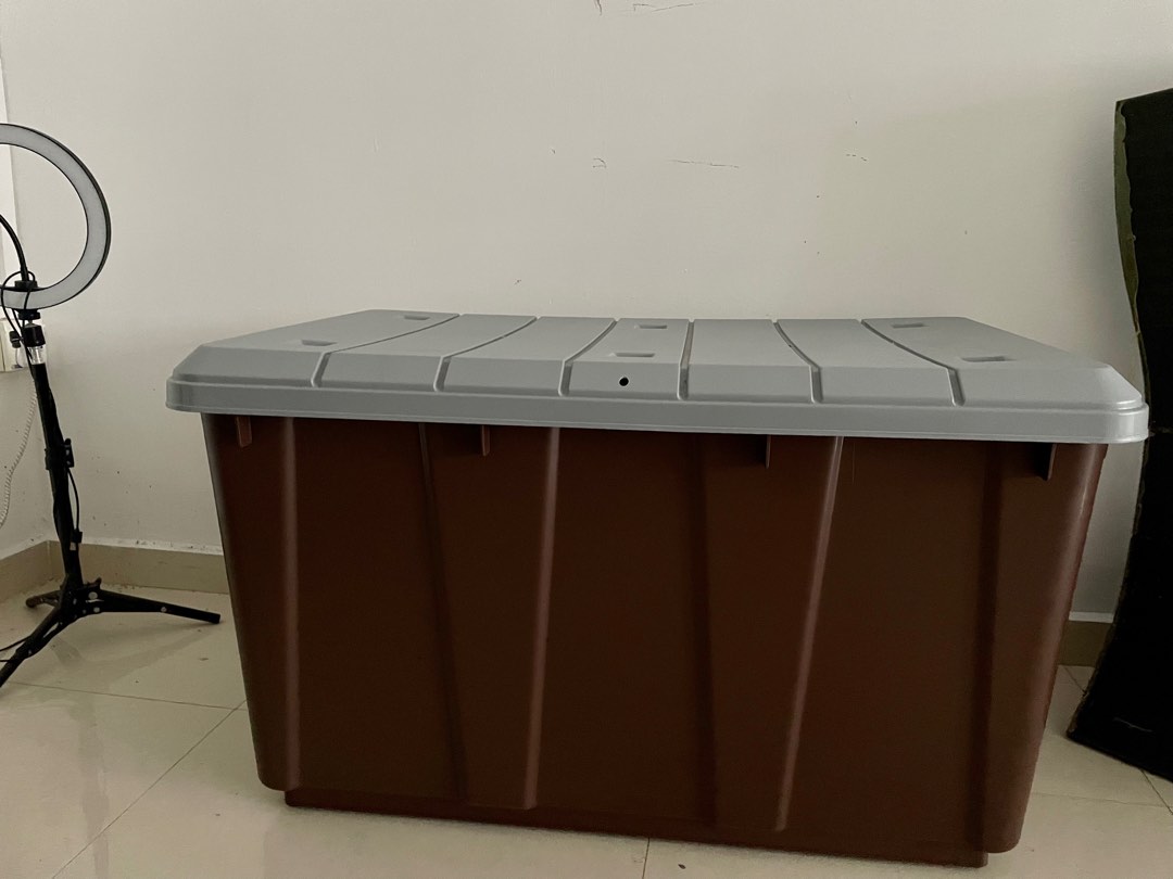 Toyogo XXL storage box with roller wheel, Furniture & Home Living, Home ...