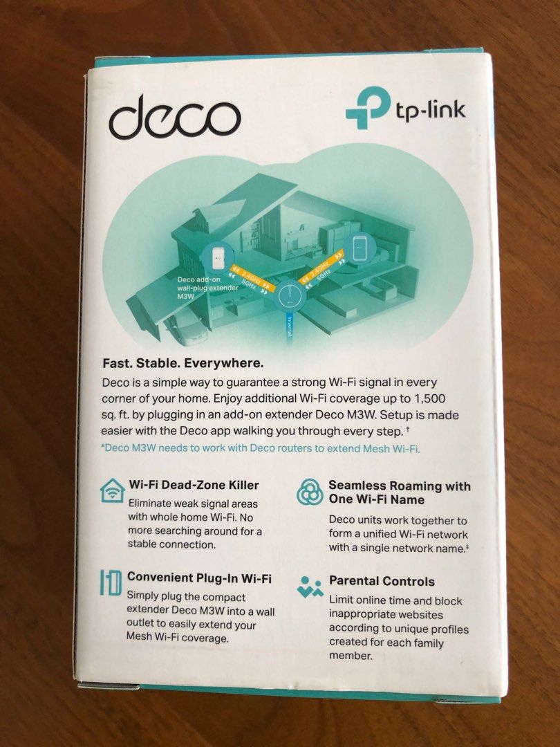 TP-Link Wifi Extender (AC1200 Deco M3W), Computers & Tech, Parts ...