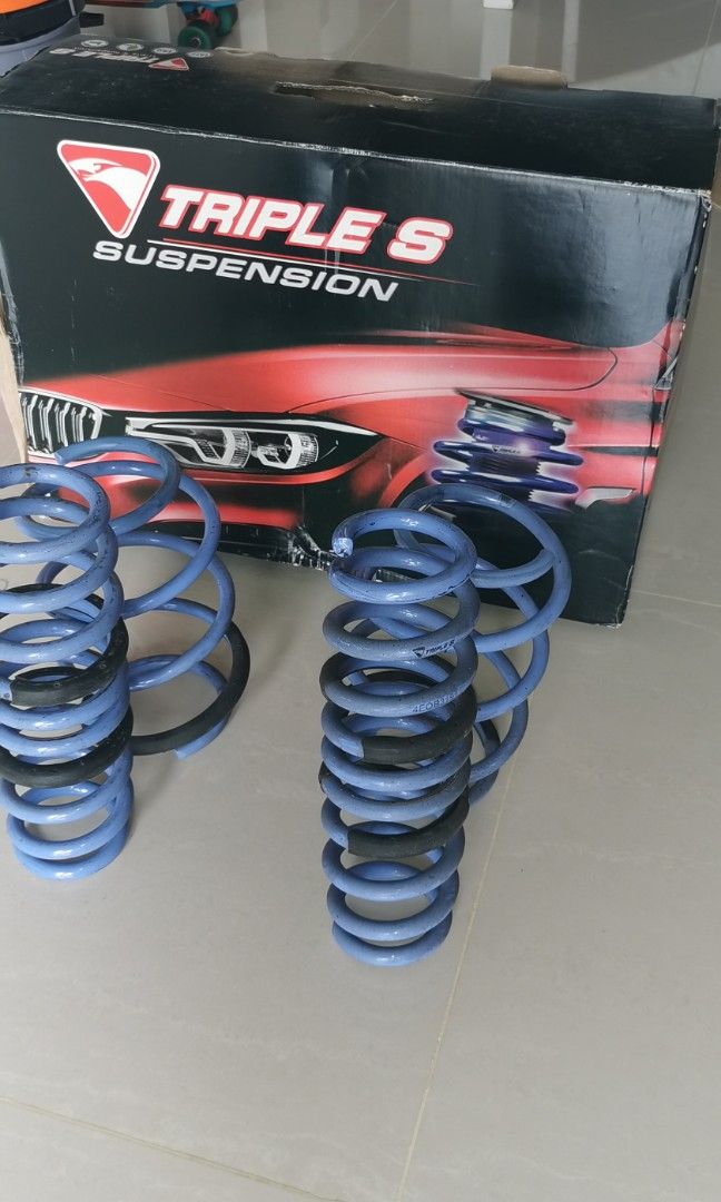 Triple S lowering spring set for BMW F30, Car Accessories, Accessories ...