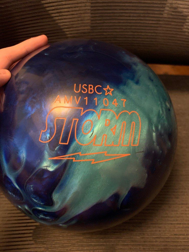 Tropical Surge Bowling Ball 15lb Sports Equipment Sports And Games Billiards And Bowling On Carousell