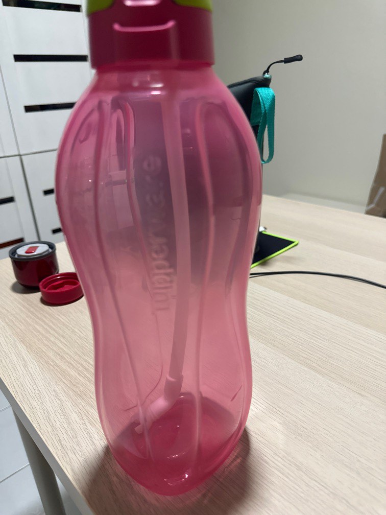 Tupperware Eco Bottle 2.0L with pouch, Furniture & Home Living ...