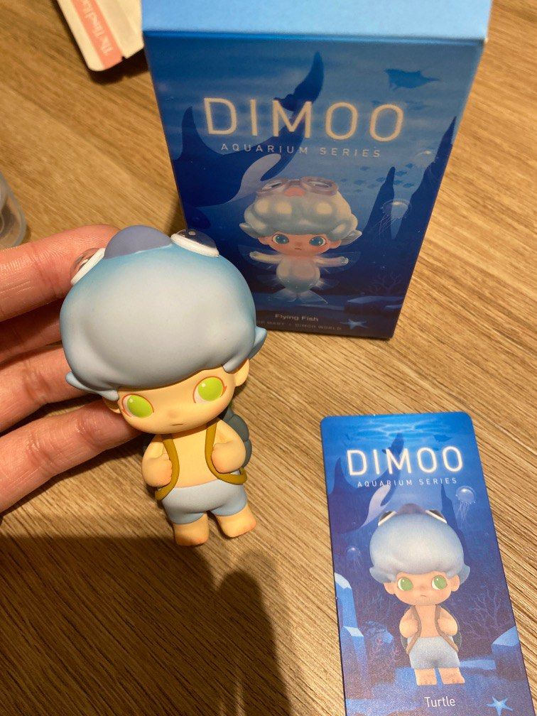 Turtle Dimoo Aquarium Popmart, Hobbies & Toys, Toys & Games on Carousell