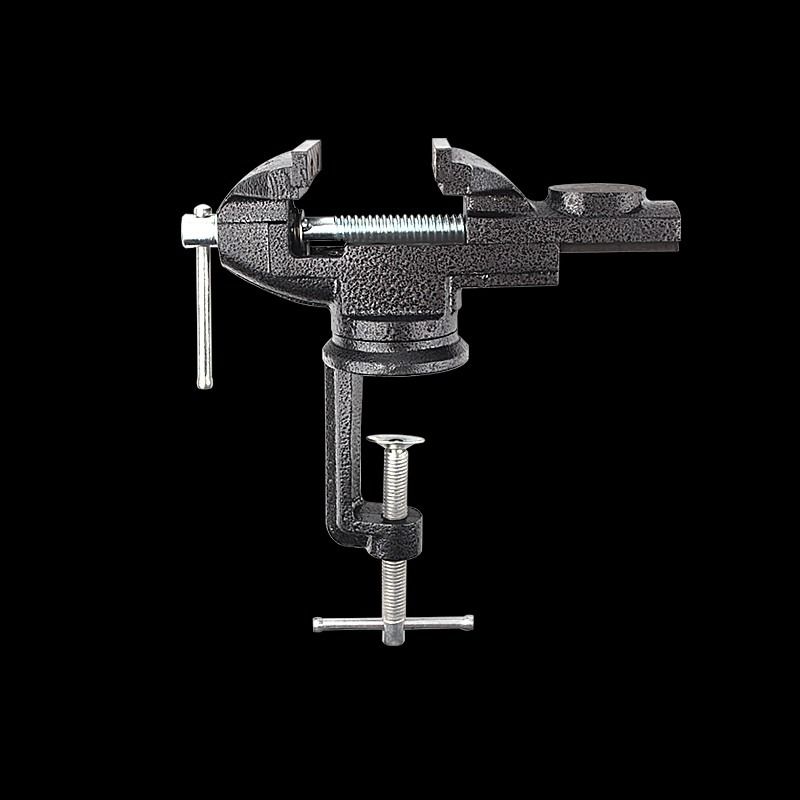 Universal Bench Vise Swivel Tabletop Clamp Vice Electric Drill Stand ...