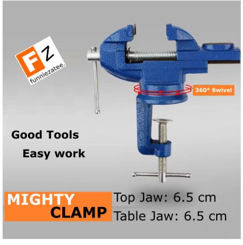 Universal Bench Vise Swivel Tabletop Clamp Vice Electric Drill Stand ...