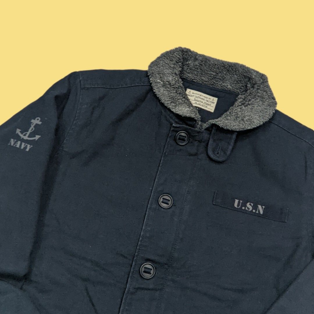 USN Beams Heart Deck Jacket, Fesyen Pria, Pakaian , Baju Luaran di ...