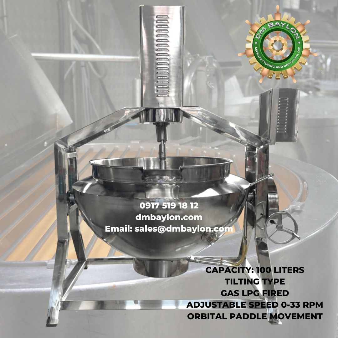 Vat Cooking Mixer Jacketed Kettle LPG Gas, Commercial & Industrial ...