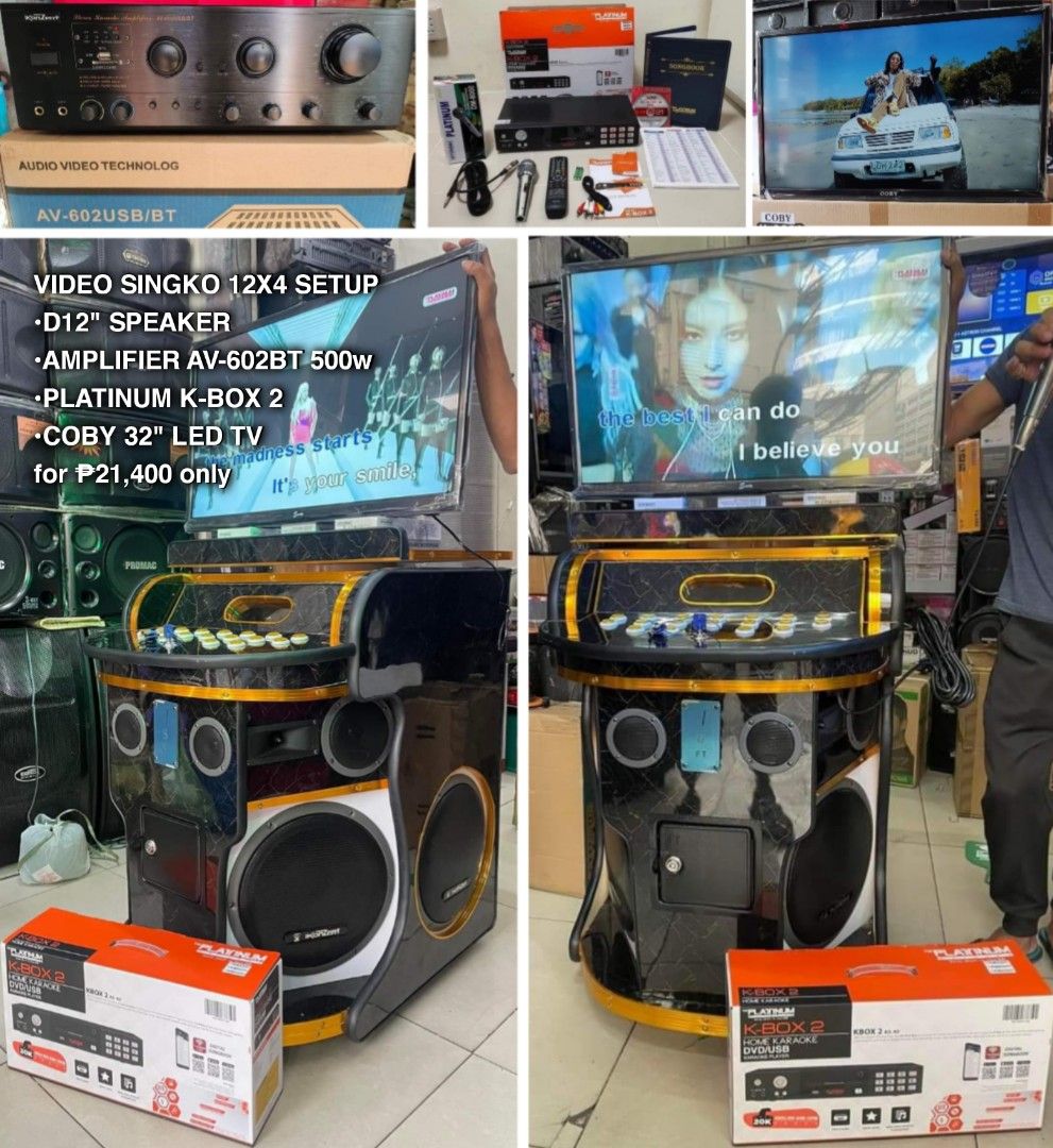 VIDEO SINGKO 12X4 SETUP, Audio, Other Audio Equipment on Carousell