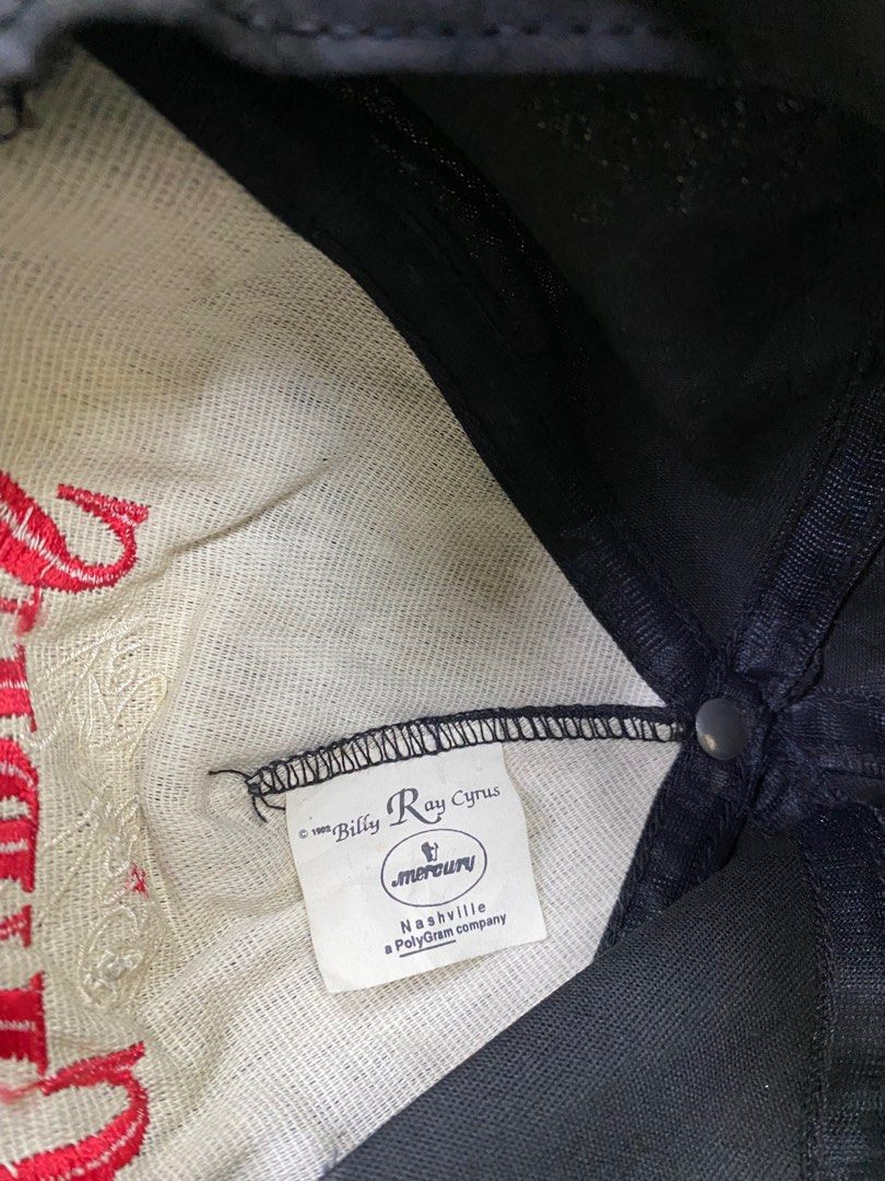 Vintage Billy Ray Cyrus Cap, Men's Fashion, Watches & Accessories, Cap ...