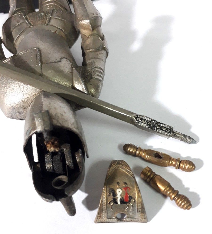 Vintage Metal Medieval Knight Lighter w/Toledo Sword, Hobbies & Toys ...
