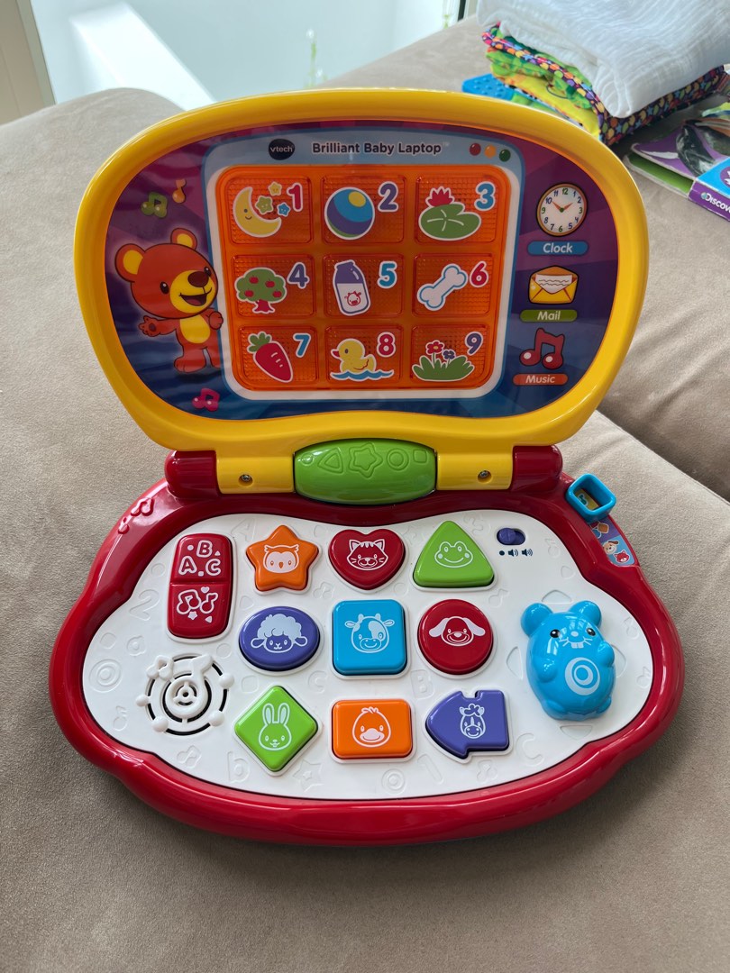 Vtech baby laptop, Babies & Kids, Infant Playtime on Carousell