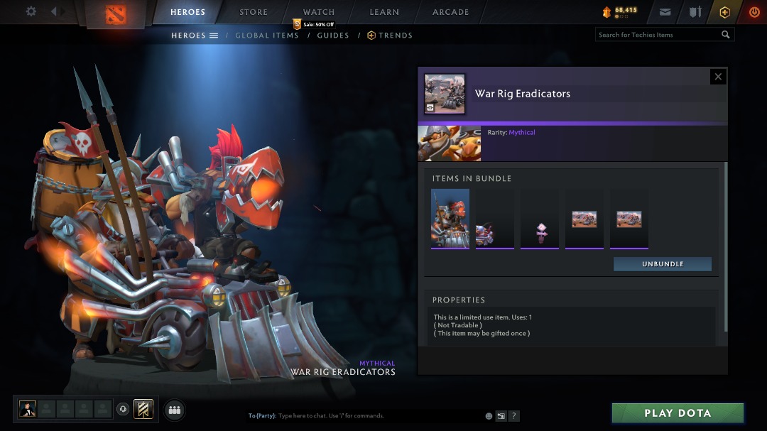 War Rig Eradicators Dota 2 Diretide 2022 Collector's Cache, Video ...