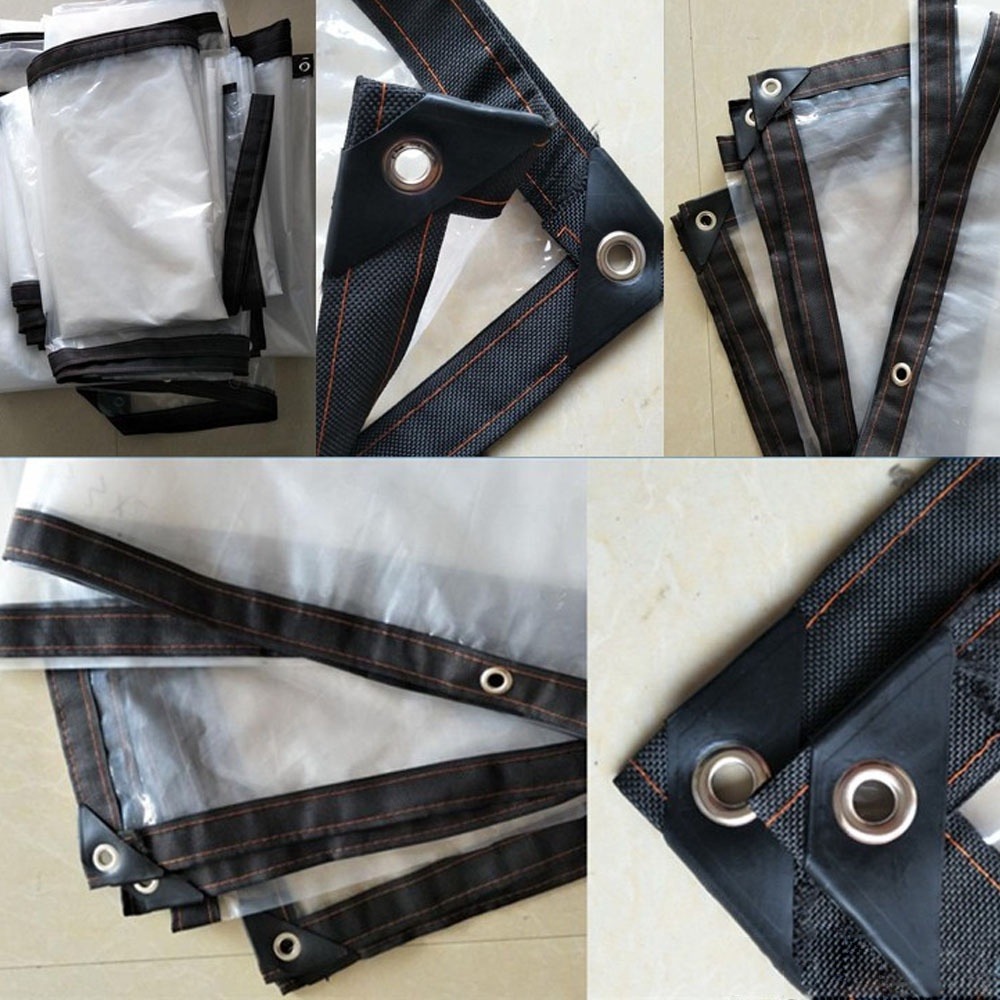 Waterproof Tarpaulin Sheet Transparent Rainproof Cloth for Gardening ...