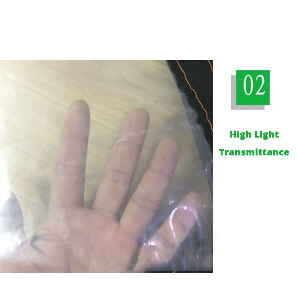 Waterproof Tarpaulin Sheet Transparent Rainproof Cloth for Gardening ...