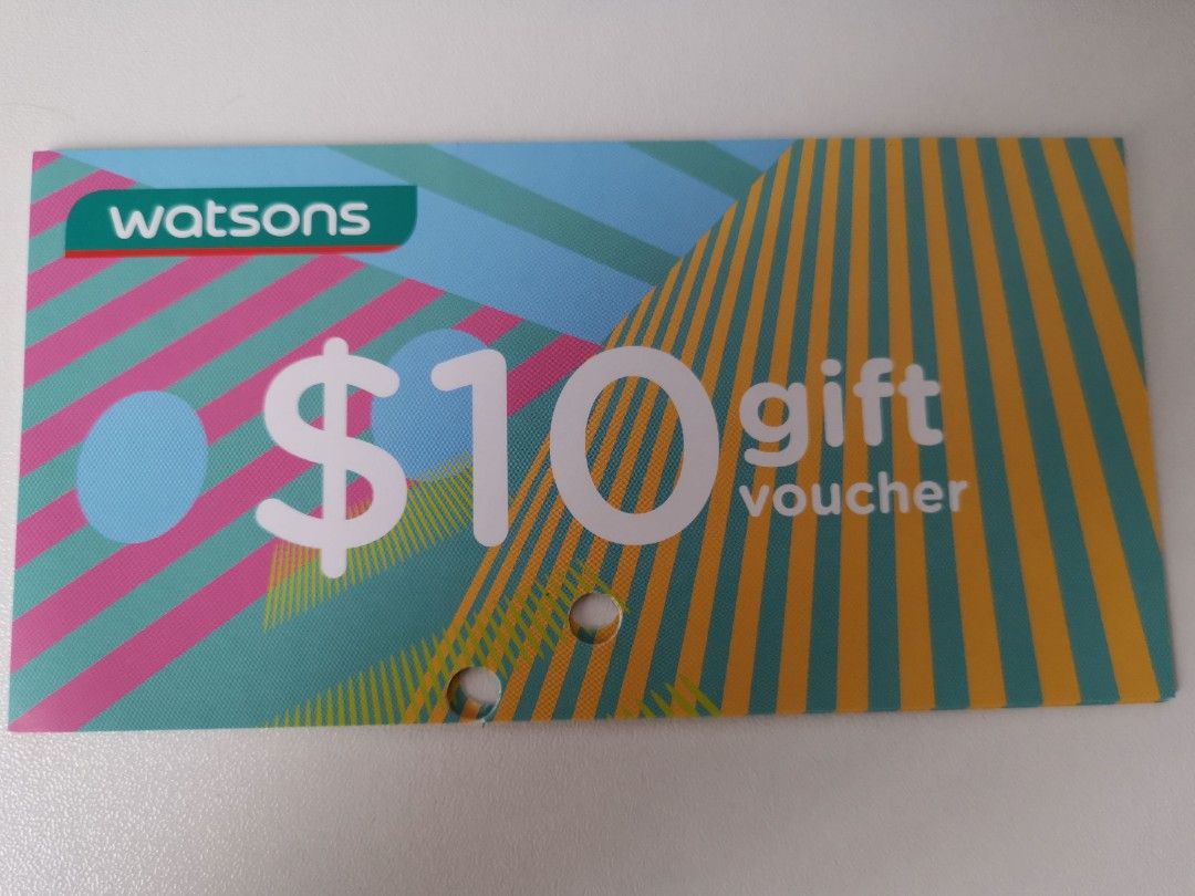 Watsons Voucher x5, Tickets & Vouchers, Vouchers on Carousell