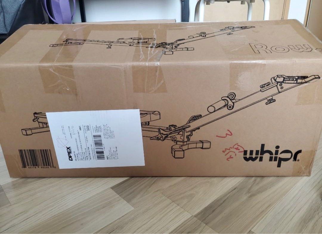 Whipr rowing machine base station power package set, 運動產品, 運動與健身, 運動與健身 ...