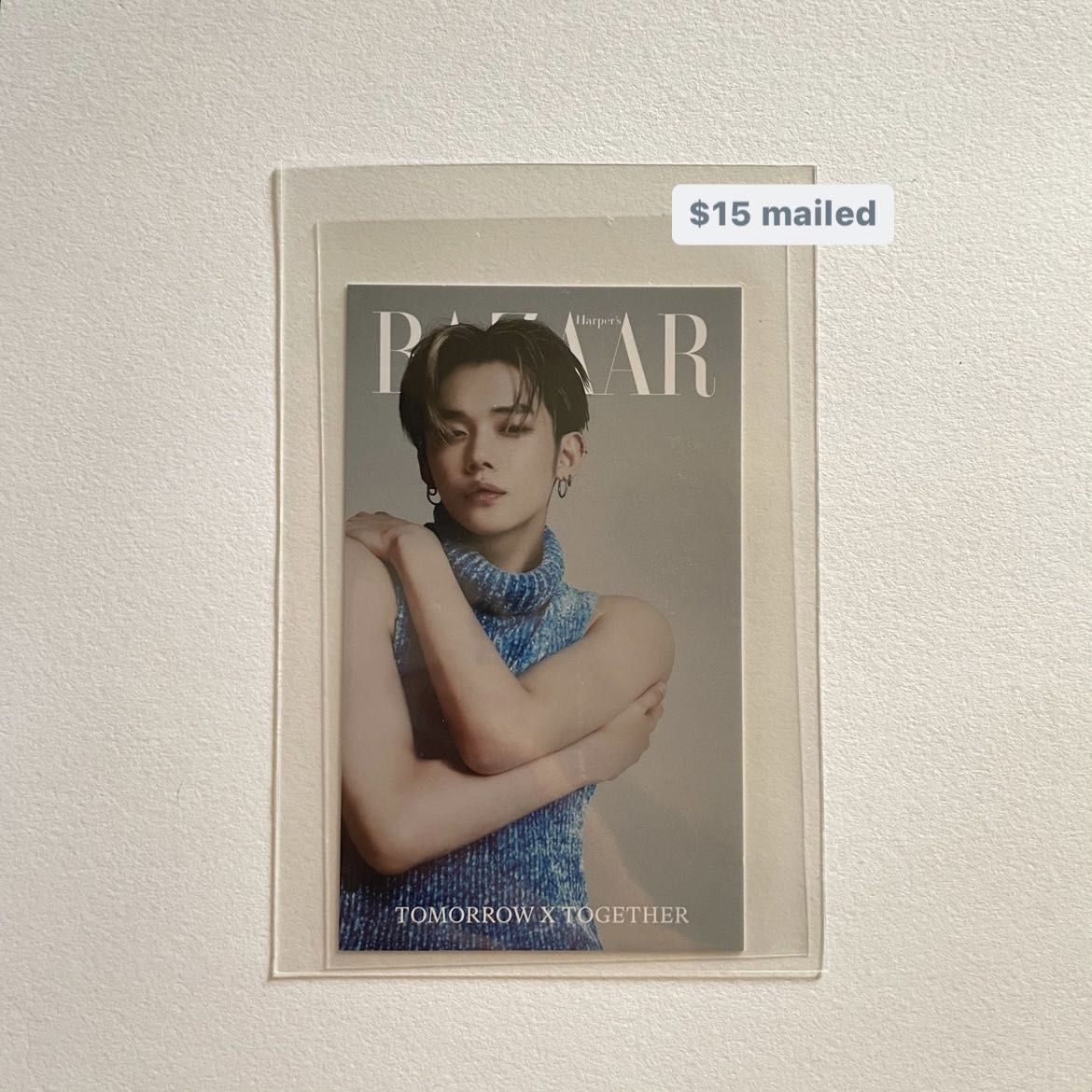 [wts] txt yeonjun haarper bazaar pc, Hobbies & Toys, Memorabilia ...