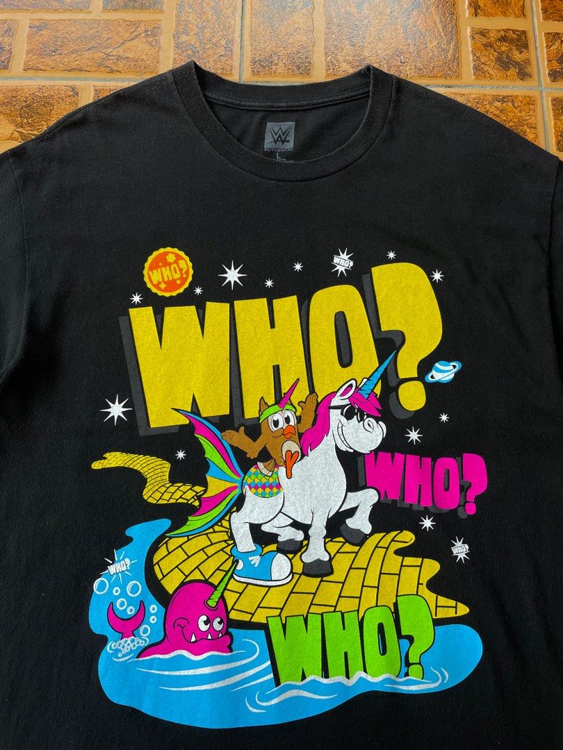 WWE AUTHENTIC THE NEW DAY WHO UNICORN, Men's Fashion, Tops & Sets ...