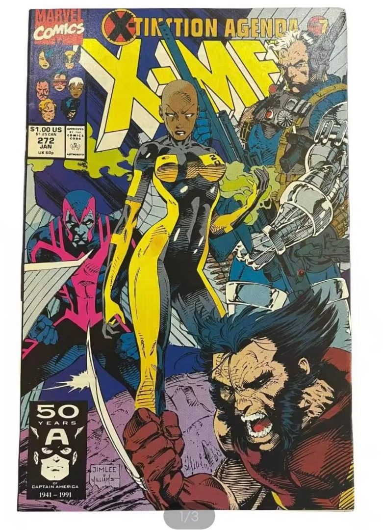 X- Men 272 Published Jan 1991 by Marvels Story by Chris Claremont. Art ...