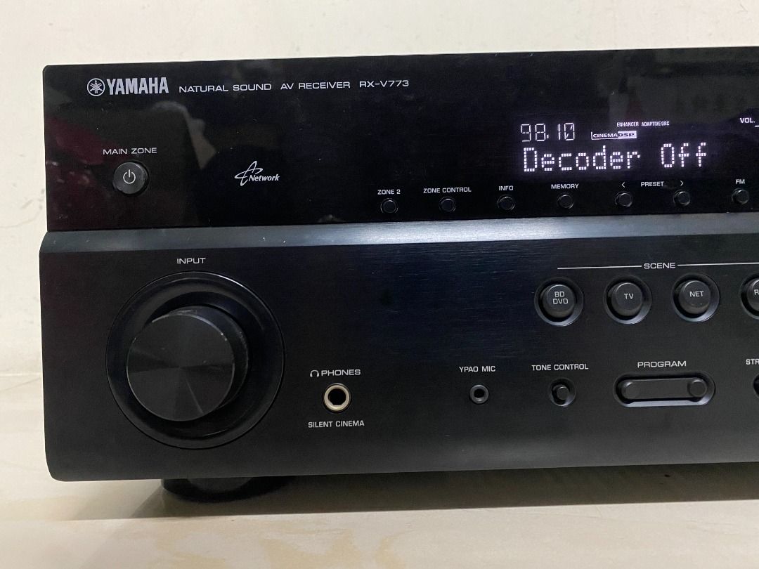YAMAHA RX V773 收音/AV環繞擴大機 藍光 3D 4K家庭劇院 7.2聲道 HDMI 全新副廠遙控器, 耳機及錄音音訊設備 ...